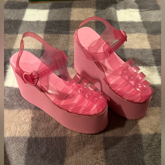 Sugar Thrillz | Shoes | Sugar Thrillz Sugar Rush Platform Jelly Sandals ...